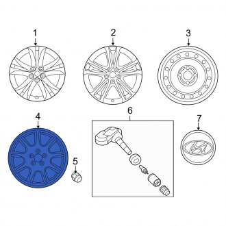 Hyundai Palisade Replacement Factory Wheels & Rims - CARiD.com
