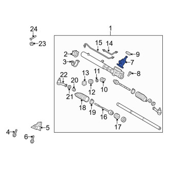 Hyundai Genesis Coupe Rack & Pinion Steering Systems, Parts — CARiD.com