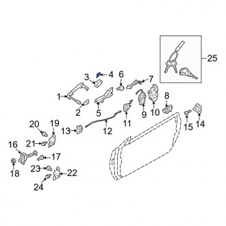 Hyundai Elantra Door Handles & Window Crank Handles — CARiD.com