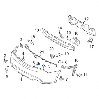 Hyundai Venue Bumper Brackets & Hardware | Front, Rear — CARiD.com
