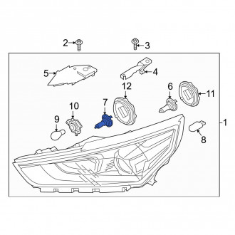 Hyundai Venue OEM Headlight Components — CARiD.com