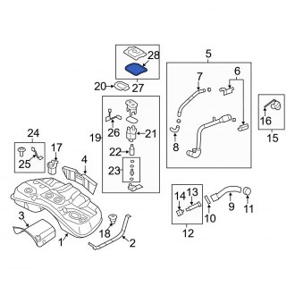 Hyundai Car/Truck Trunk & Tailgate Seals, Weatherstrips — CARID.com