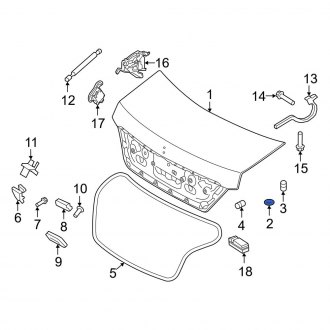 Hyundai Venue Trunk & Tailgate Seals — CARID.com