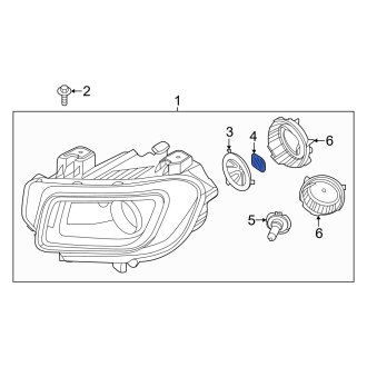 Hyundai Venue OEM Headlight Components — CARiD.com
