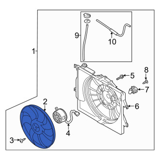 Hyundai Venue OEM Engine Cooling Parts - Radiators, Fans | CARiD