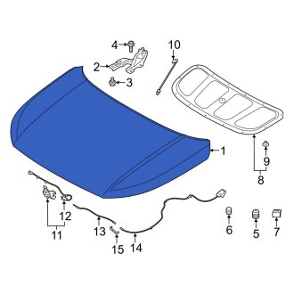 Hyundai Venue OEM Body Hoods - Carbon Fiber, Fiberglass | CARiD