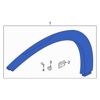 Hyundai Venue Replacement Fender Moldings & Trim — CARiD.com