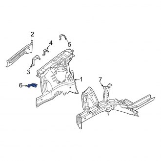 Hyundai Venue Fender Support Braces & Hardware — CARiD.com