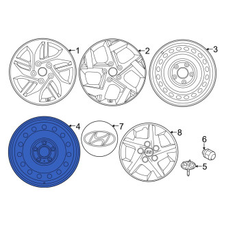 Hyundai Venue Replacement Factory Wheels & Rims | CARiD