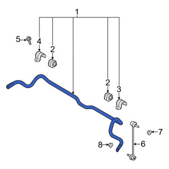 Hyundai Venue Sway Bars & Parts | Bushings, End Links — CARiD.com