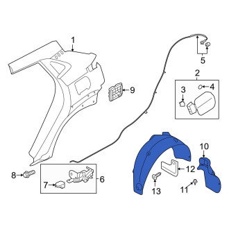 Hyundai Venue Replacement Fenders & Components | CARiD