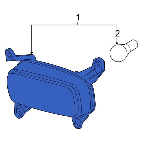 Hyundai OE 92405K2100 - Rear Left Turn Signal Light Assembly