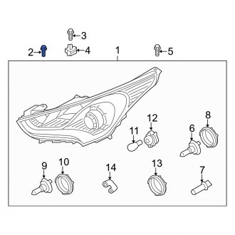 Hyundai Entourage Interior Brackets & Hardware — CARiD.com