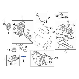 Hyundai Elantra OEM Transmission Parts | Coolers, Flywheels — CARiD.com