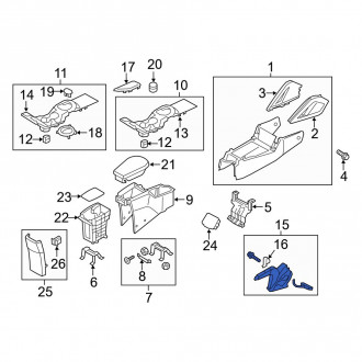 Hyundai Veloster Parking Brake Components | Cables, Adjusters — CARiD.com