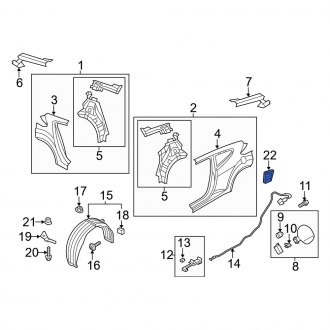 Hyundai Tucson OEM Fenders | Factory Front & Rear Fenders — CARiD.com