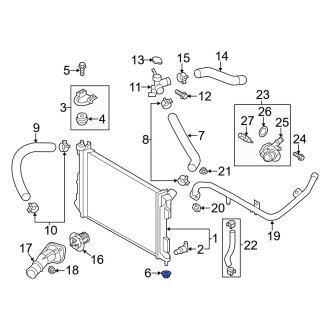 Hyundai Accent OEM Engine Cooling Parts | Radiators, Fans — CARiD.com