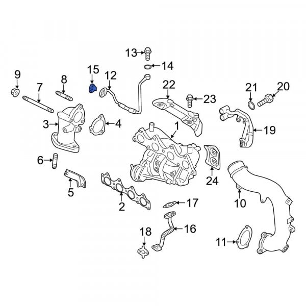 Hyundai OE 587971R000 - Brake Hydraulic Hose Caliper Bolt Washer