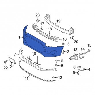 Hyundai Veloster Replacement Front Bumpers & Components | CARiD