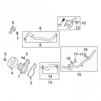 Hyundai Tucson Replacement Heater Control Valves — CARiD.com