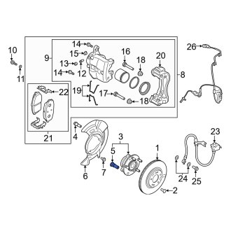 Hyundai Elantra OEM Driveline & Axle Parts | Hubs, CV-Joints — CARiD.com
