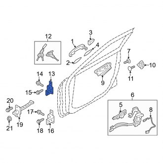 Hyundai Venue Door Hinges, Pin & Bushing Kits – CARiD.com
