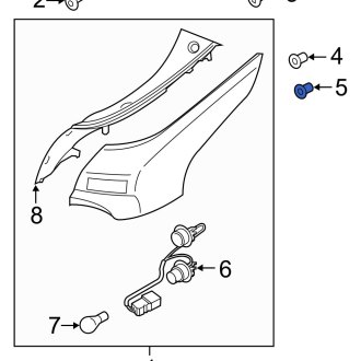 Hyundai Ioniq 5 OEM Tail Lights | LED, Fiber Optic — CARiD.com