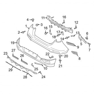 2022 Hyundai Veloster OEM Bumpers - Front & Rear | CARiD