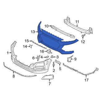 Hyundai Kona Replacement Front Bumpers & Components | CARiD