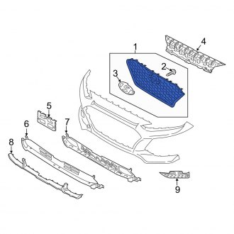 Hyundai Kona Replacement Grille Assemblies | CARiD