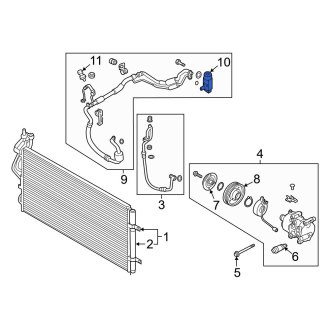 Hyundai Palisade OEM A/C & Heating Parts | Systems, Compressors — CARiD.com