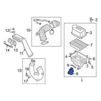 Hyundai Elantra Air Filter Housing Boxes & Parts — CARiD.com