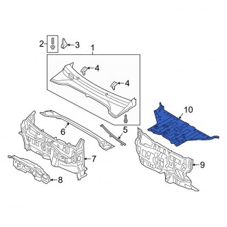 Hyundai Underbody Covers - Splash Shields, Protection | CARiD