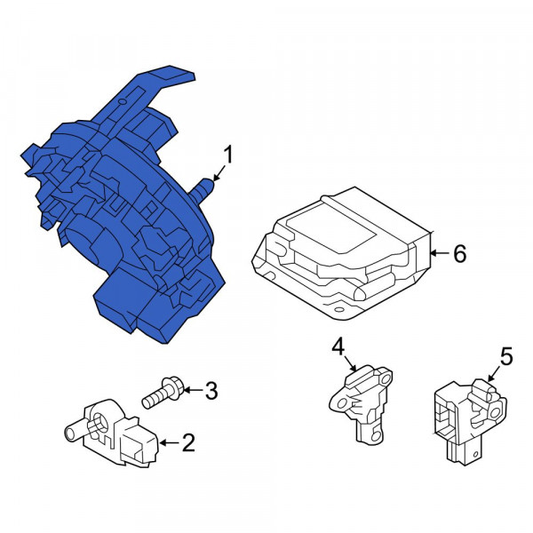 Hyundai OE 93490G3140 - Air Bag Clockspring