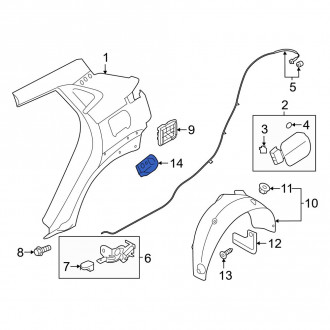 Hyundai Kona OEM Fuel System Parts | Pumps, Lines — CARiD.com