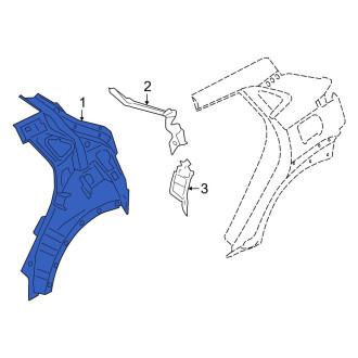 Hyundai Kona Replacement Quarter Panels - CARiD.com