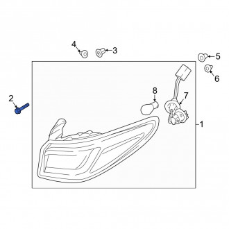 Hyundai Ioniq 5 OEM Tail Lights | LED, Fiber Optic — CARiD.com
