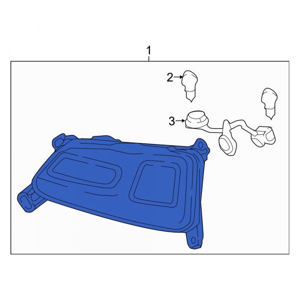 Hyundai OE 92405J9000 - Rear Left Turn Signal Light Assembly