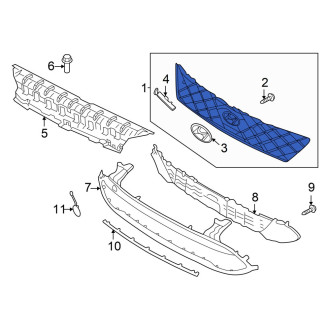Hyundai Kona Replacement Grilles - Moldings, Brackets | CARiD