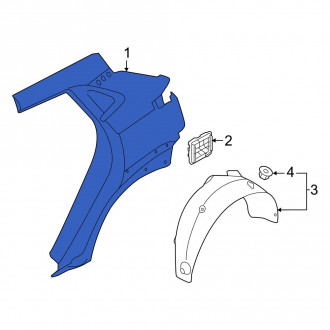 Hyundai Kona OEM Quarter Panels & Parts | Rear & Front — CARiD.com