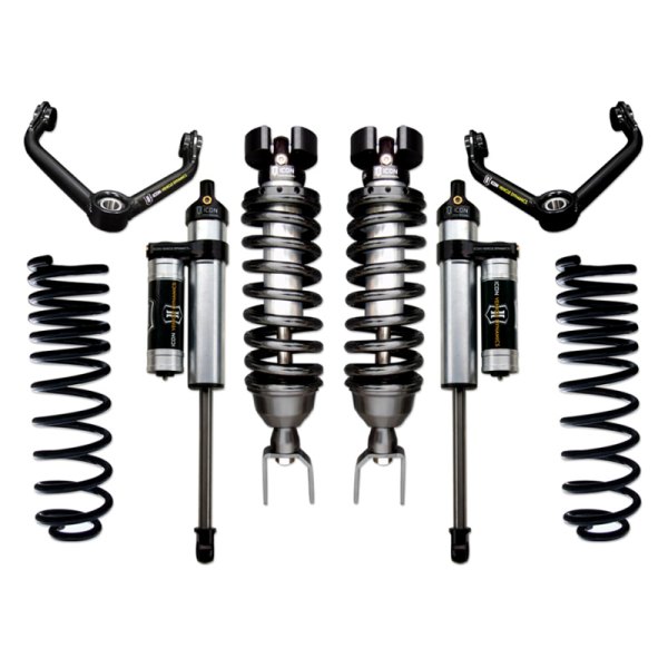 Icon Vehicle Dynamics® K213004 - 0"-3" x 1.5" Stage 4 Front and Rear ...