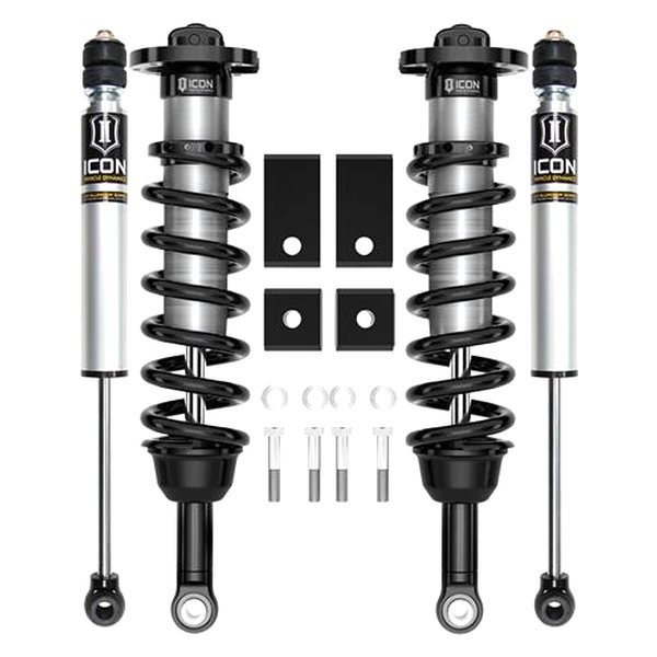 Icon Vehicle Dynamics® K53193 - 1.25"-2.25" Stage 3 Front and Rear ...