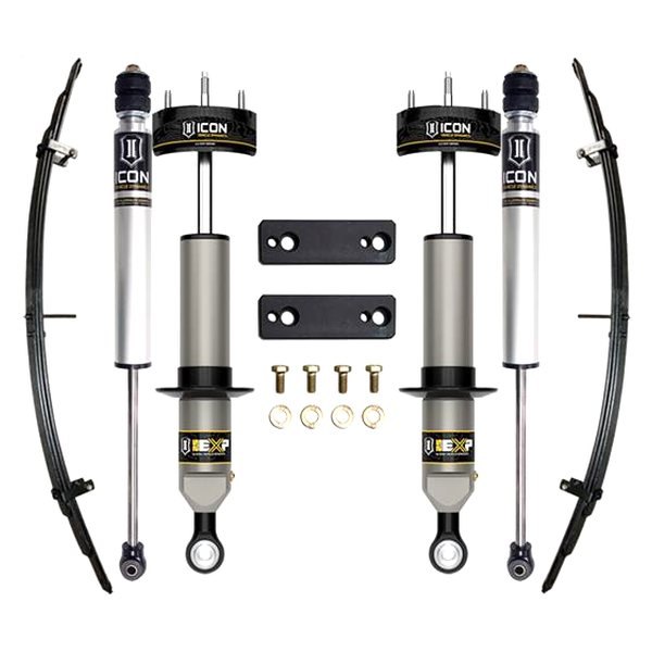 Icon Vehicle Dynamics® K53221 - 0"-2" x 1.5" Stage 2 Front and Rear ...