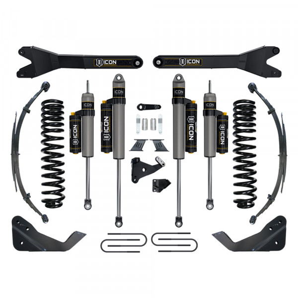 Icon Vehicle Dynamics® K67204R - 7" Stage 5 Front and Rear Suspension ...