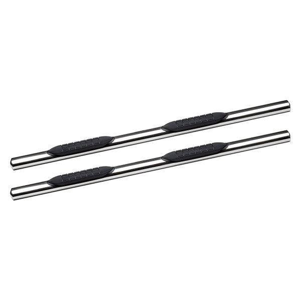 Iconic Accessories® 118-0104 - 4" Cab Length Polished Oval Straight ...