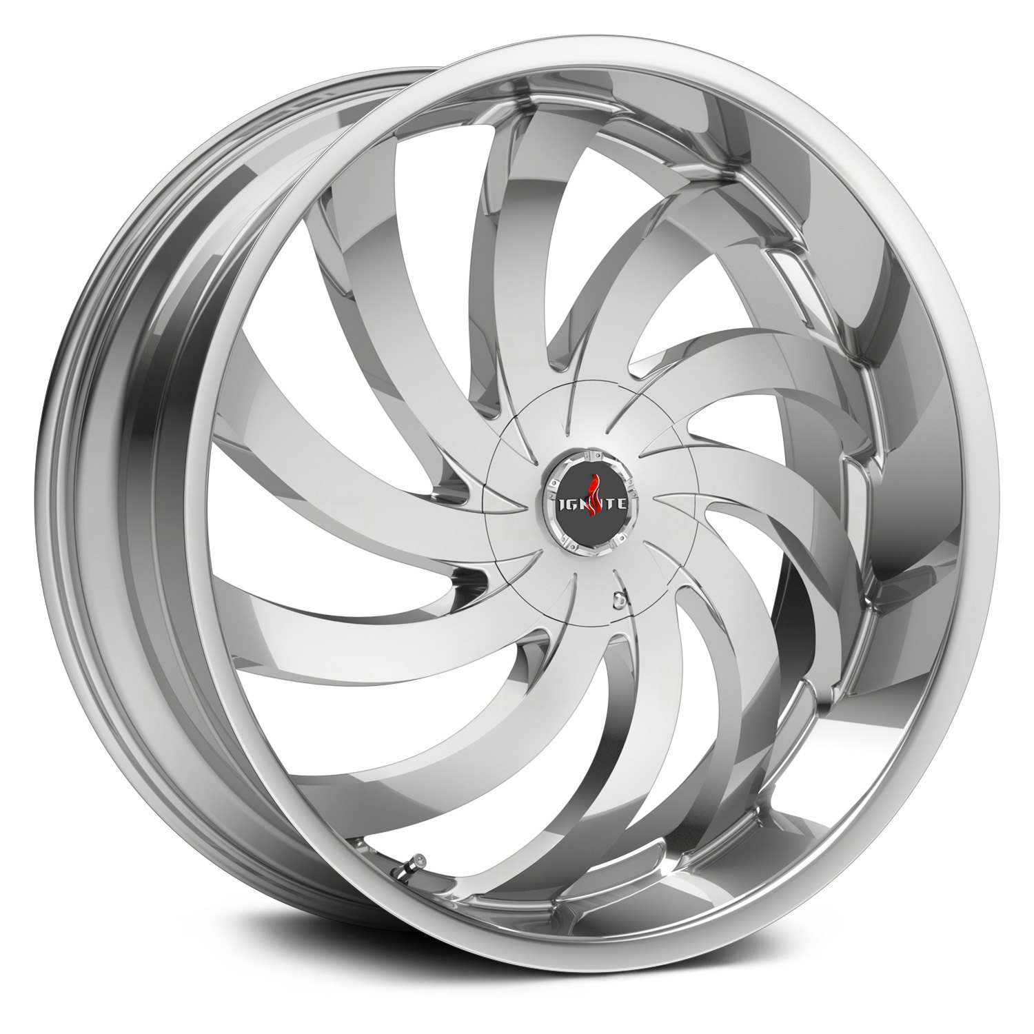 IGNITE WHEELS® FLAME Wheels - Chrome Rims