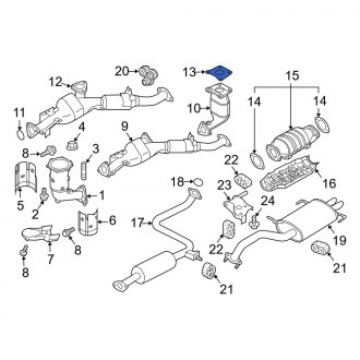 Infiniti G35 OEM Exhaust Parts | Systems, Tips, Pipes — CARiD.com