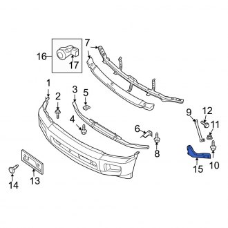 Infiniti QX56 OEM Bumpers | Genuine Front & Rear Bumpers — CARiD.com