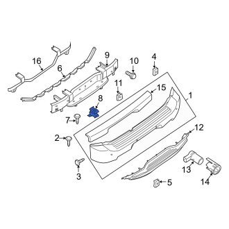 Infiniti M45 Bumper Brackets & Hardware | Front, Rear — CARiD.com
