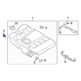Infiniti QX50 Fender Support Braces & Hardware — CARiD.com